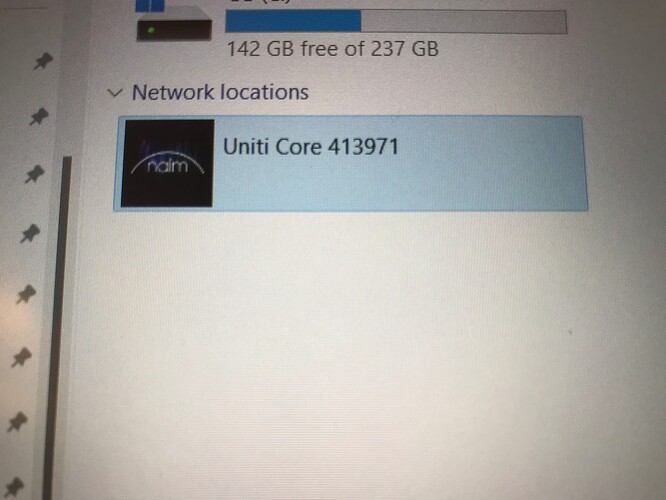 Uniti Core viewed on network - Streaming Audio - Naim Audio - Community